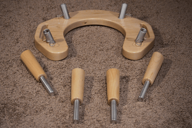 Birth Stool with Removable Legs – Solid Maple, Handcrafted – Birth ...