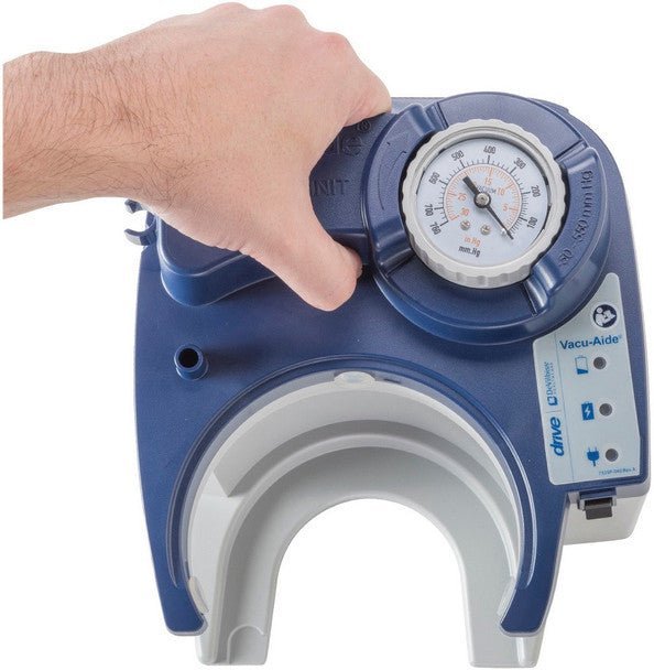 DeVilbiss Vacu-Aide Suction Unit Portable 50–550 mm Hg Quiet 27 L/min ...