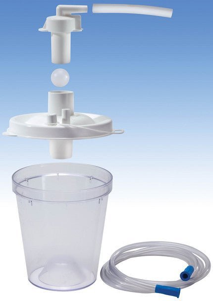 DeVilbiss Vacu-Aide Suction Unit Portable 50–550 mm Hg Quiet 27 L/min ...
