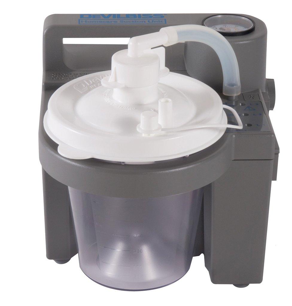 DeVilbiss VacuAide Homecare Suction Pump 7305 Series Portable Aspirator ...