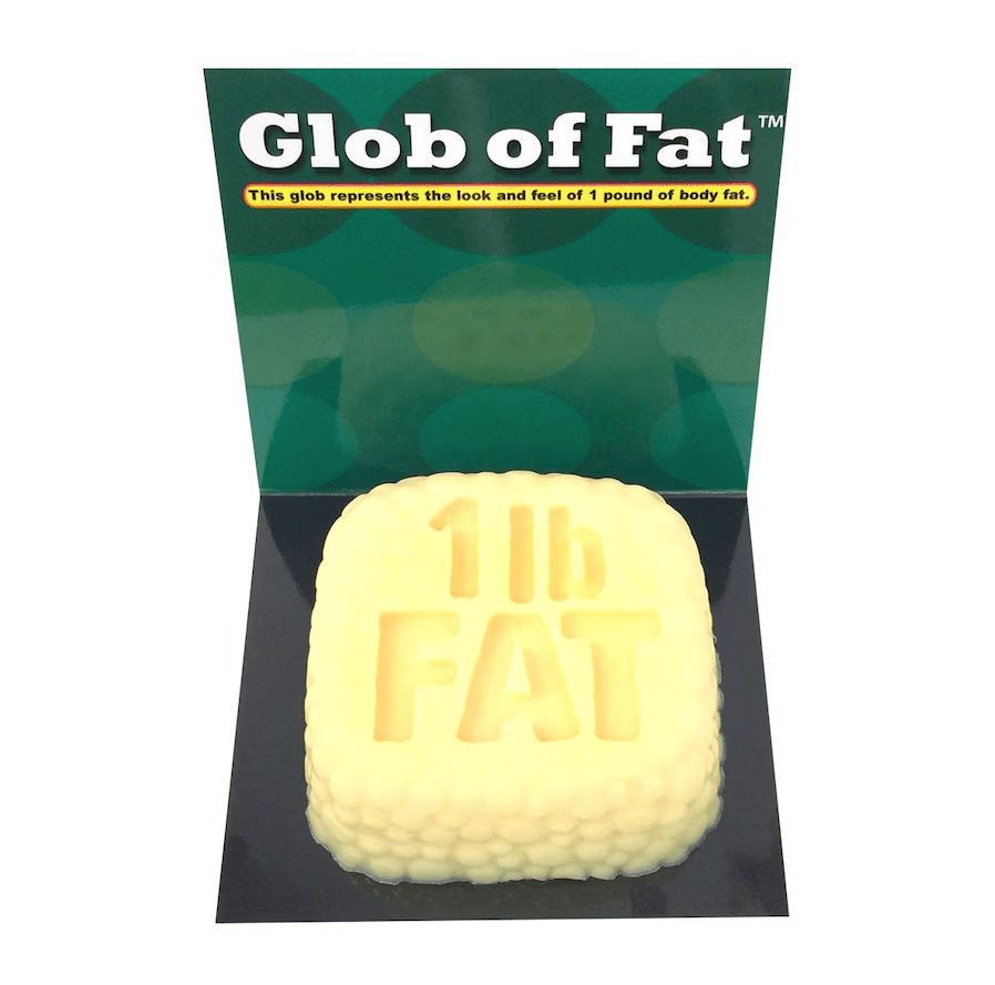 Glob of Fat Model 1 lb BIOLIKE 2 Weight Gain Calorie Education 4 1/2" x ...
