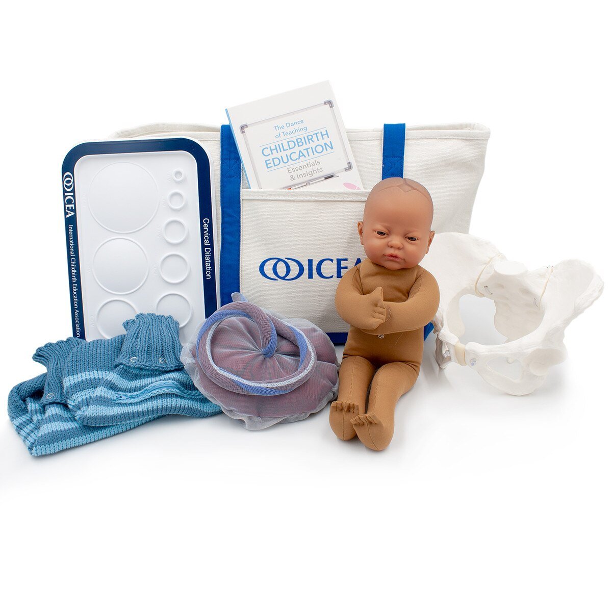 ICEA Childbirth Educator Tool Kit Flexible Pelvis Knitted Uterus ...