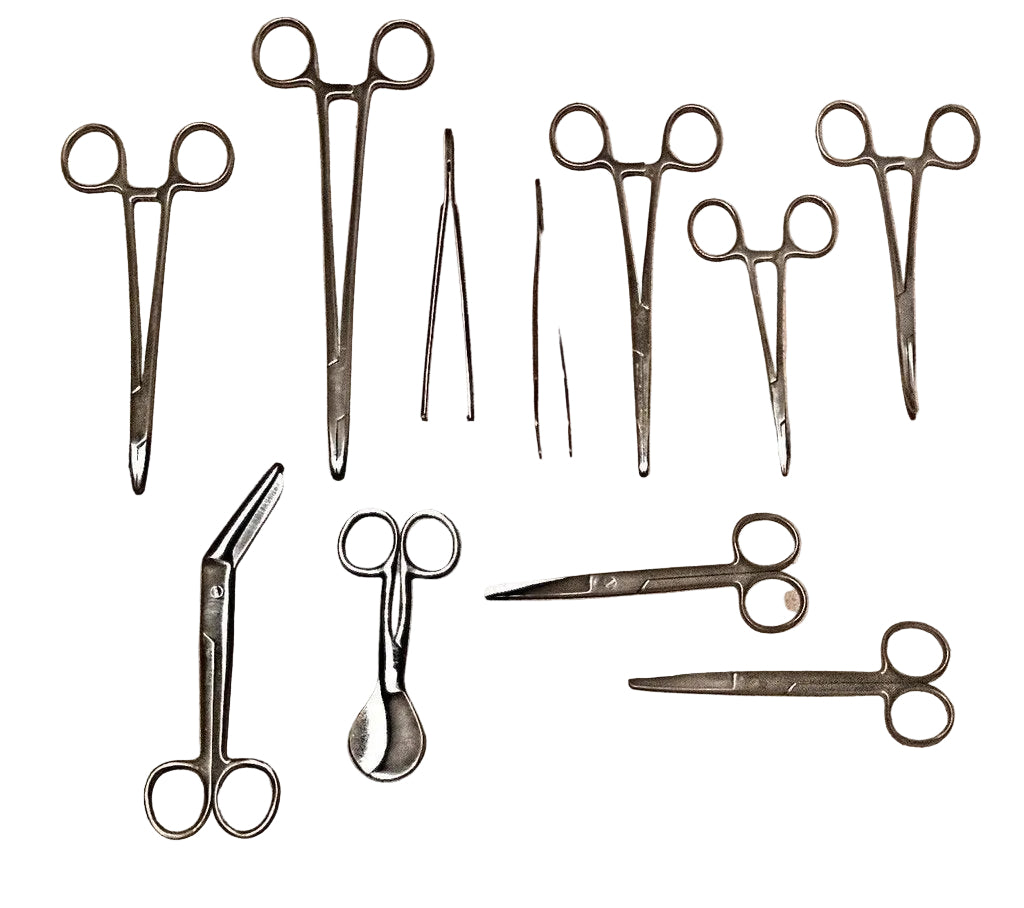 MAGNA Stainless Steel Surgical Instrument Set Suturing Dissection ...
