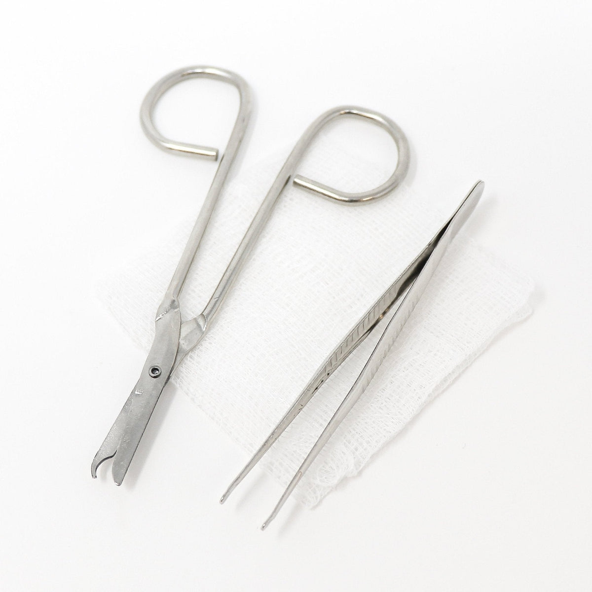 Sterile Suture Removal Kit Single Use Littauer Scissors 4 Inch Forceps ...